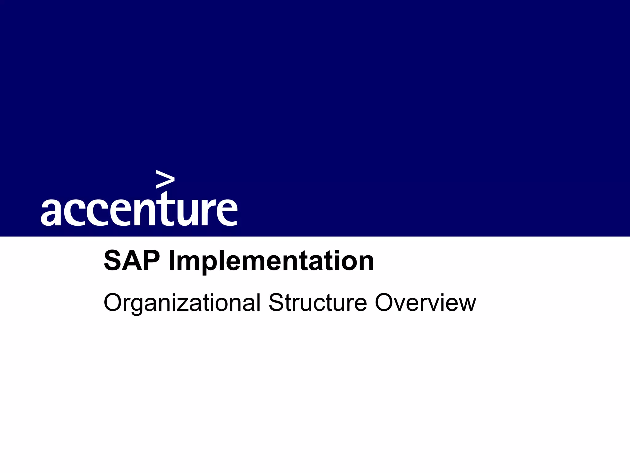 SAP Organization Structure V1.2.ppt