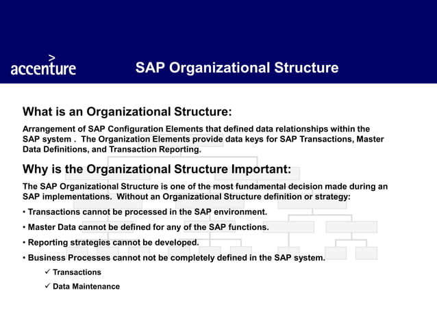 SAP Organization Structure V1.2.ppt | Business Accounting & Finance ...