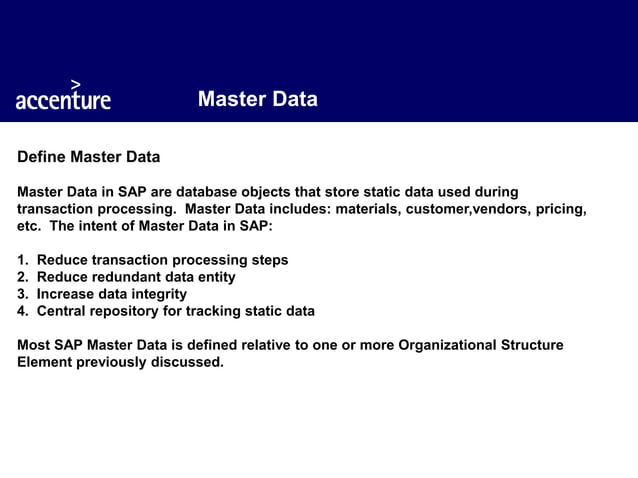 SAP Organization Structure V1.2.ppt | Business Accounting & Finance ...