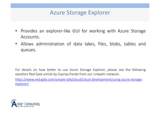 SAP OS/DB Migration using Azure Storage Account | PPT