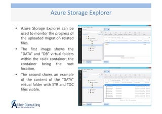 SAP OS/DB Migration using Azure Storage Account | PPT