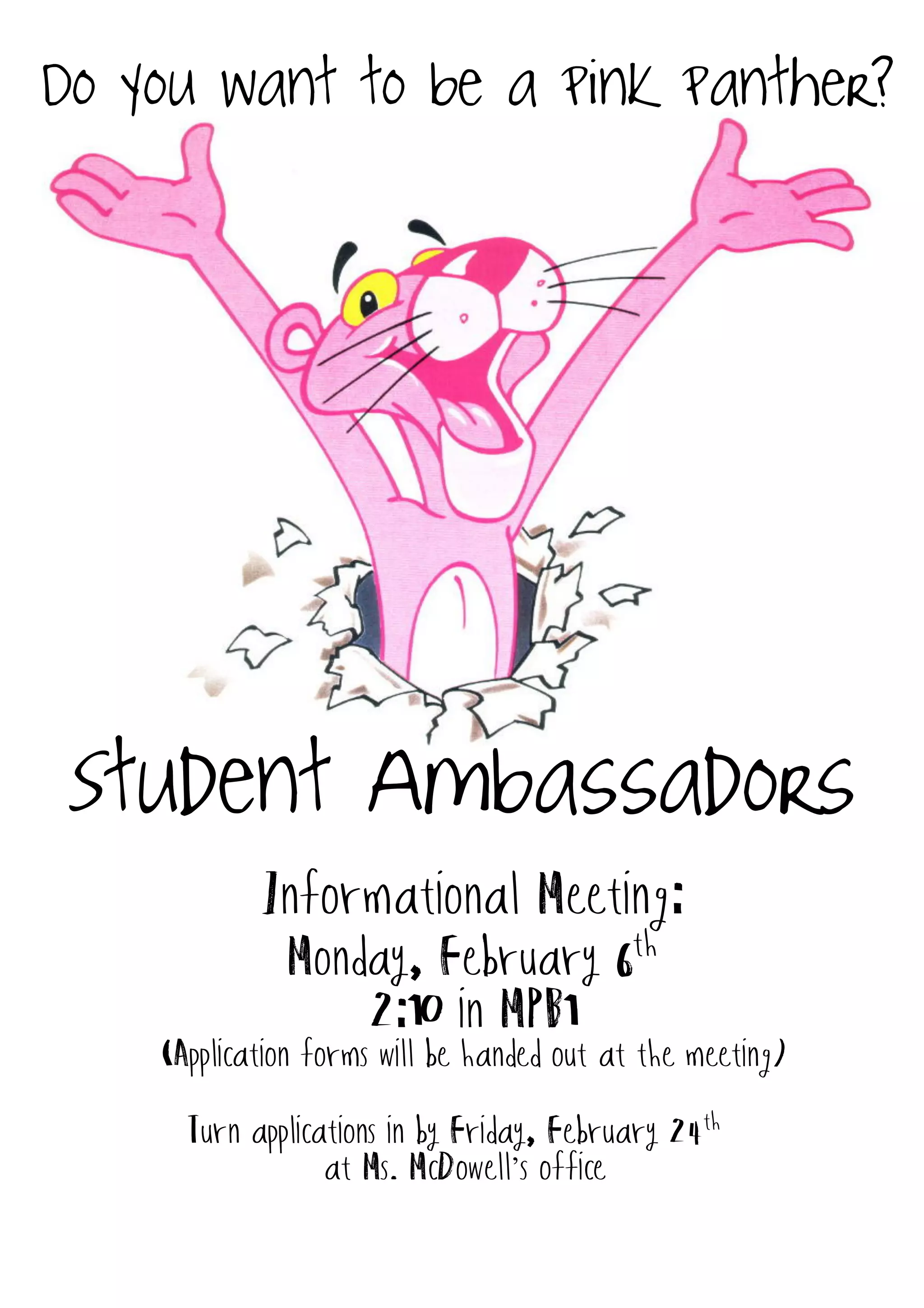 Student Ambassadors Recruitment Posters | PDF