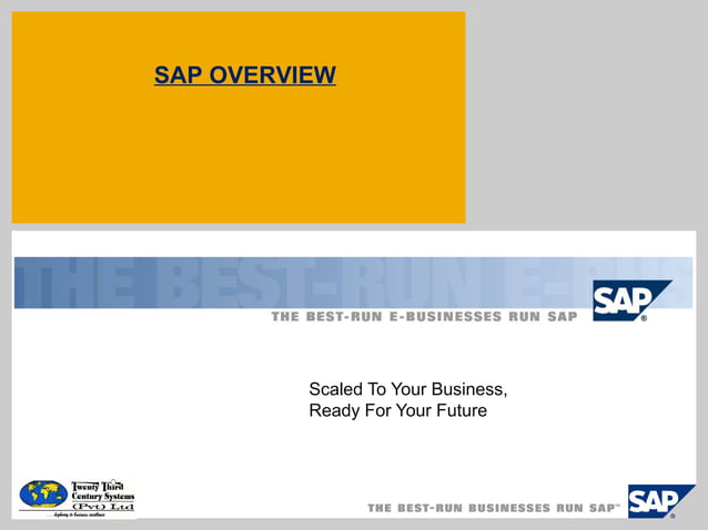 Sap overview | PPT
