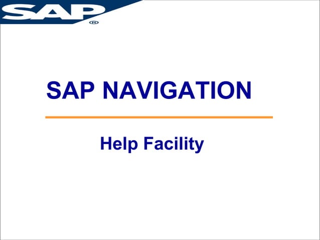 Sap overview | PPT