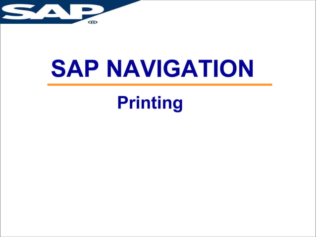 Sap overview | PPT