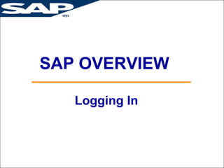 Sap overview | PPT