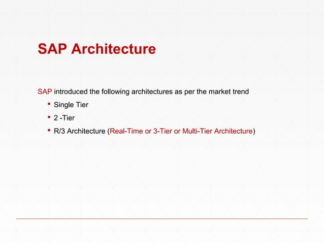 Sap overview | PPT | Computer Software and Applications | Computing