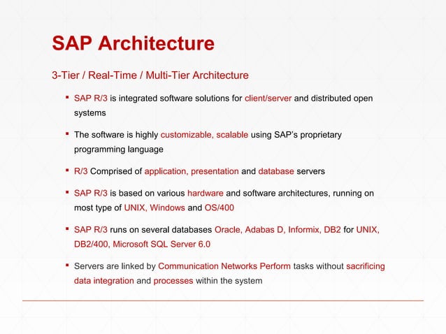 Sap overview | PPT | Computer Software and Applications | Computing