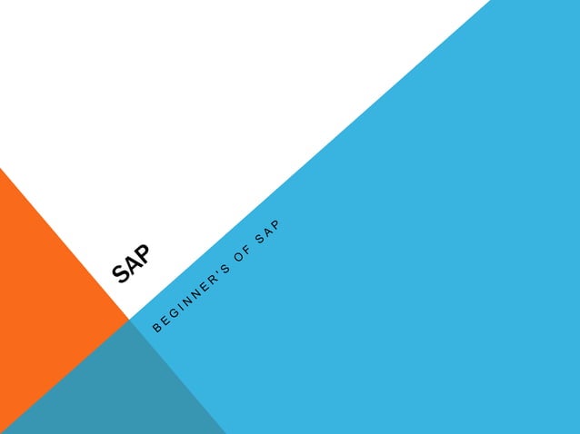 SAP Overview | PPTX