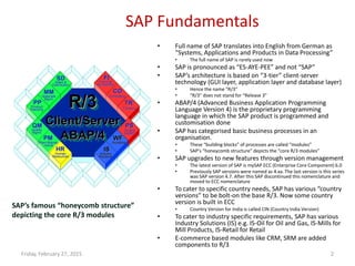 SAP Overview for Managers | PDF