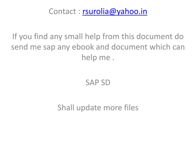 Sap Path File Pptx