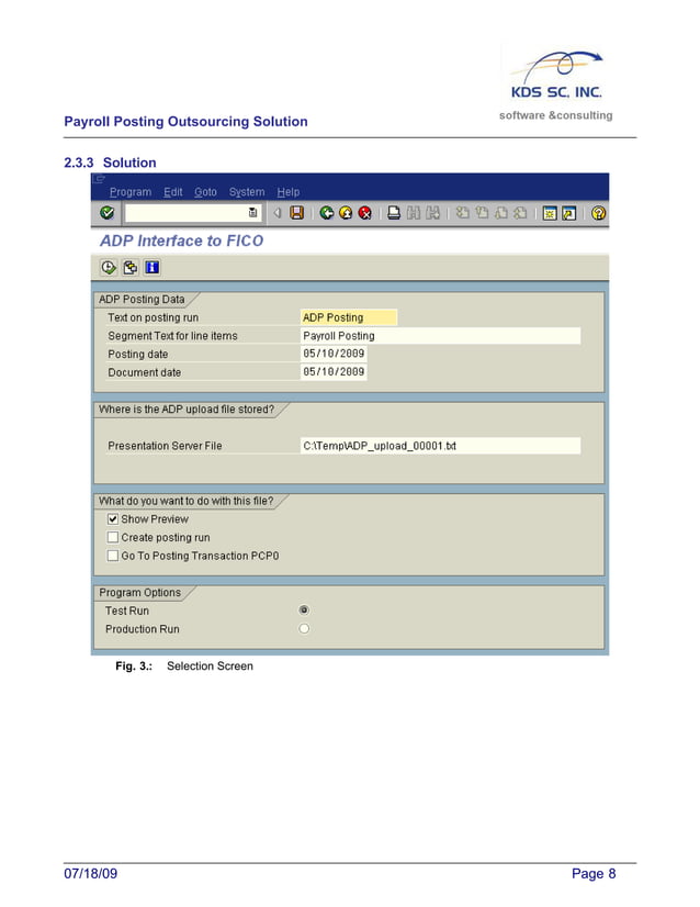 Sap Payroll Posting Outsourcing Solution Whitepaper V1.1 | PDF