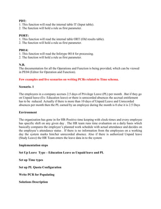 Sap payroll schema. functions , rules and operations – an overview | DOCX