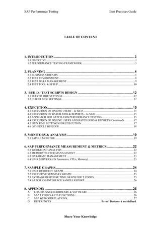 Sapperformancetestingbestpracticeguidev1 0-130121141448-phpapp02 | PDF