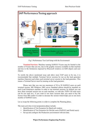 SAP Performance Testing Best Practice Guide v1.0 | PDF