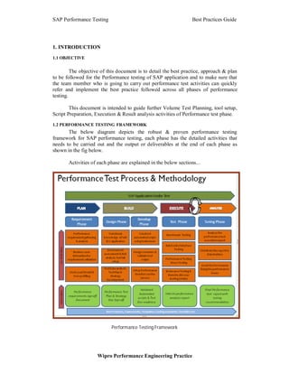 SAP Performance Testing Best Practice Guide v1.0 | PDF