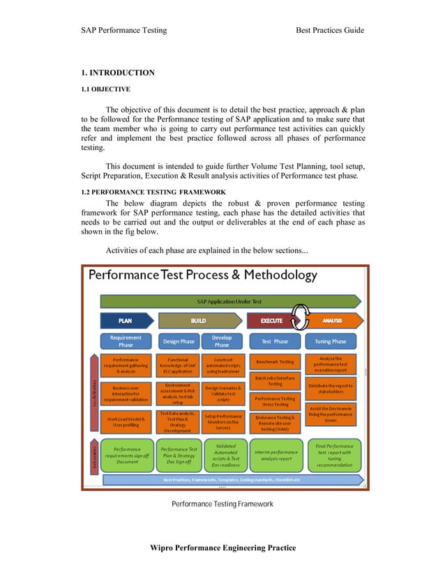 SAP Performance Testing Best Practice Guide v1.0 | PDF | Computer ...