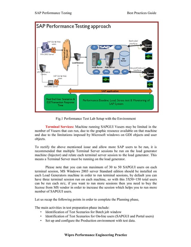 SAP Performance Testing Best Practice Guide v1.0