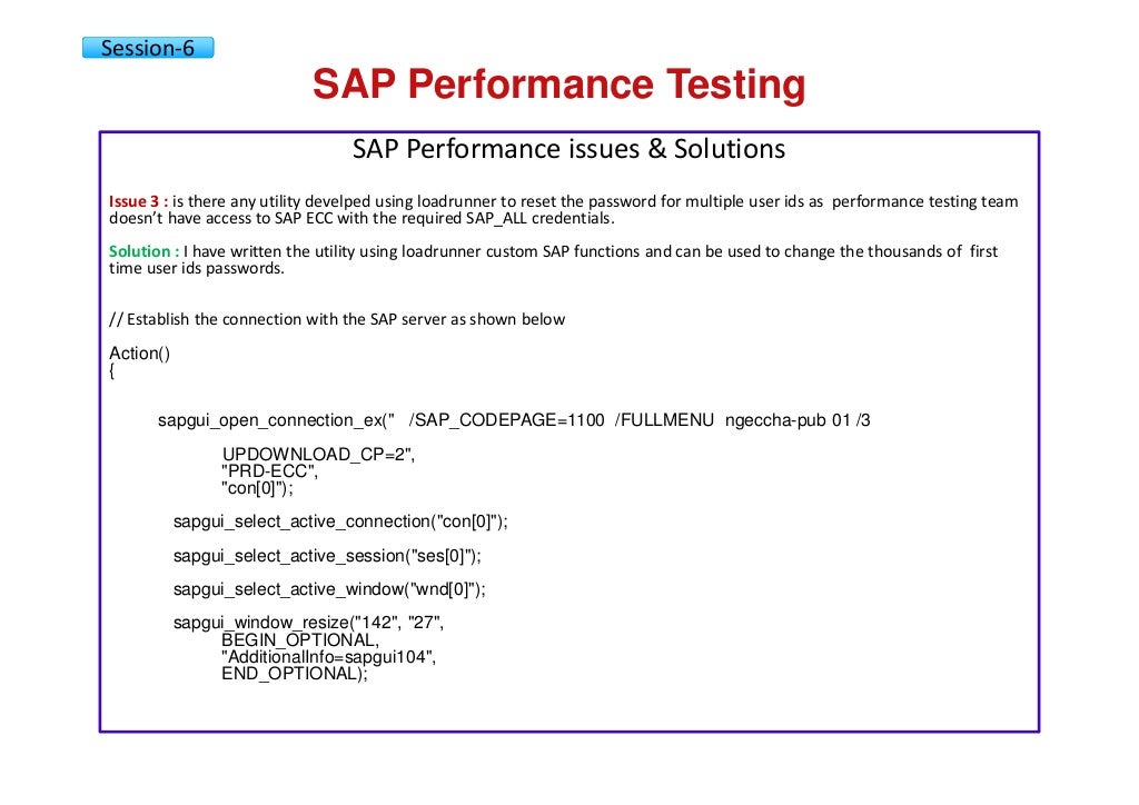 SAP performance testing & engineering courseware v01