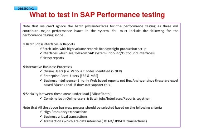 SAP performance testing & engineering courseware v01
