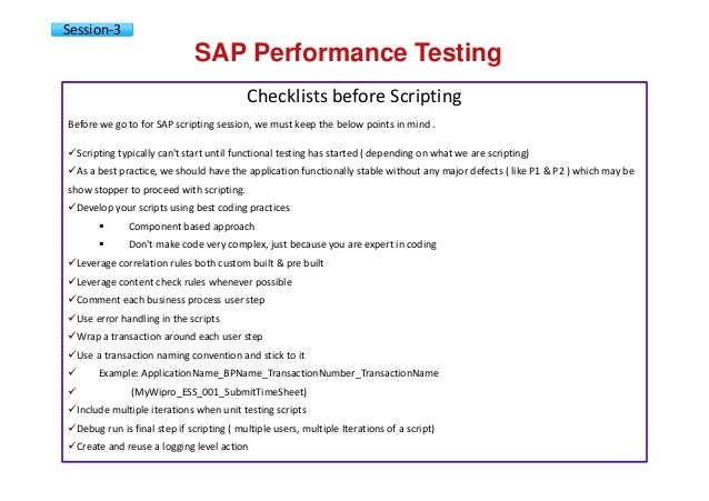 Sap Performance Testing And Engineering Courseware V01