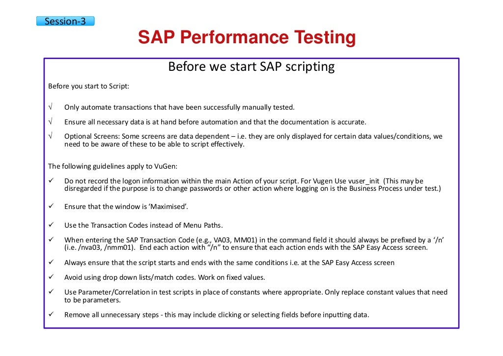 SAP performance testing & engineering courseware v01