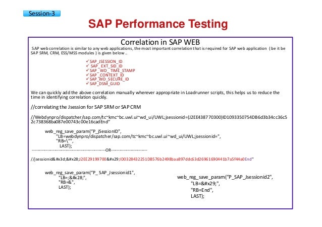 SAP performance testing & engineering courseware v01