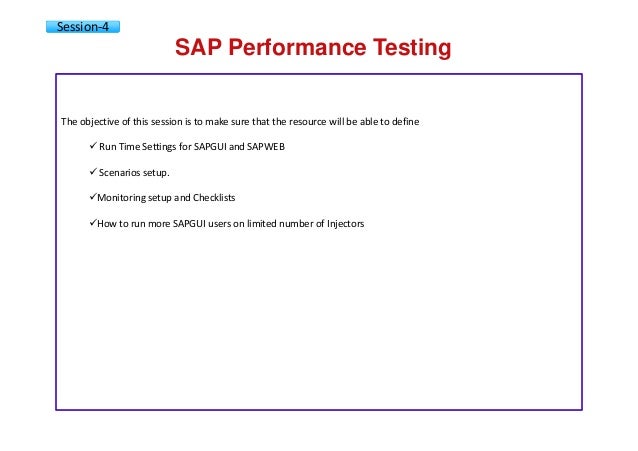 SAP performance testing & engineering courseware v01