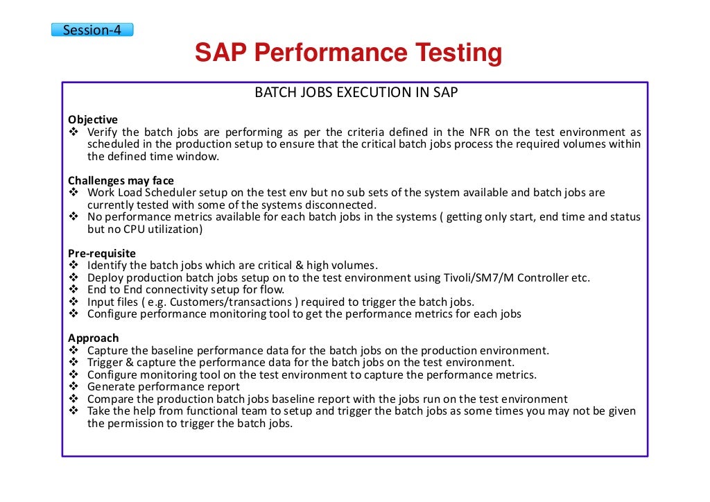 SAP performance testing & engineering courseware v01