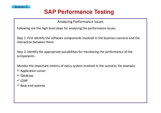 Sap Performance Testing And Engineering Courseware V01