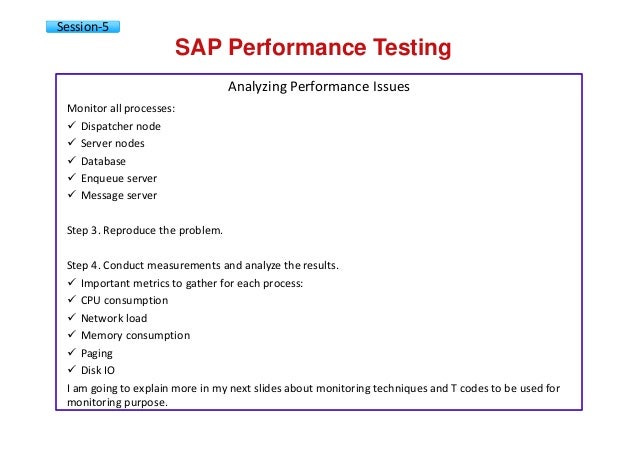 SAP performance testing & engineering courseware v01