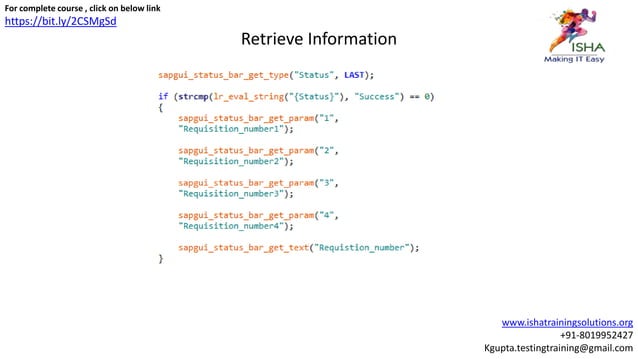 SAP Performance Testing Using LoadRunner | PPTX