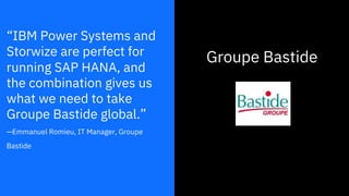 IBM Storage for SAP HANA Deployments | PPT