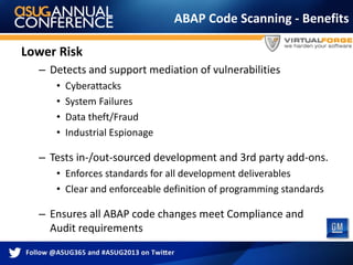 Case Study: Automating Code Reviews for Custom SAP ABAP Applications ...