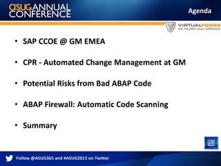 Case Study: Automating Code Reviews for Custom SAP ABAP Applications ...