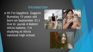 sapphire bumatay powerpoint presentation | PPTX