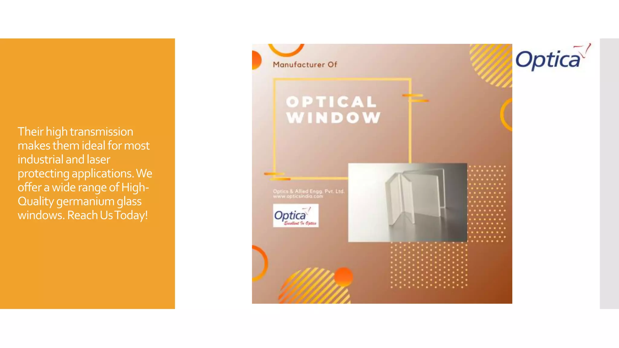 Sapphire optical transmission window | PPT