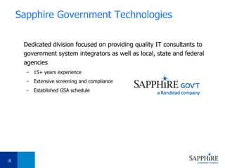 Sapphire Technologies | PPT | Business | Business and Finance