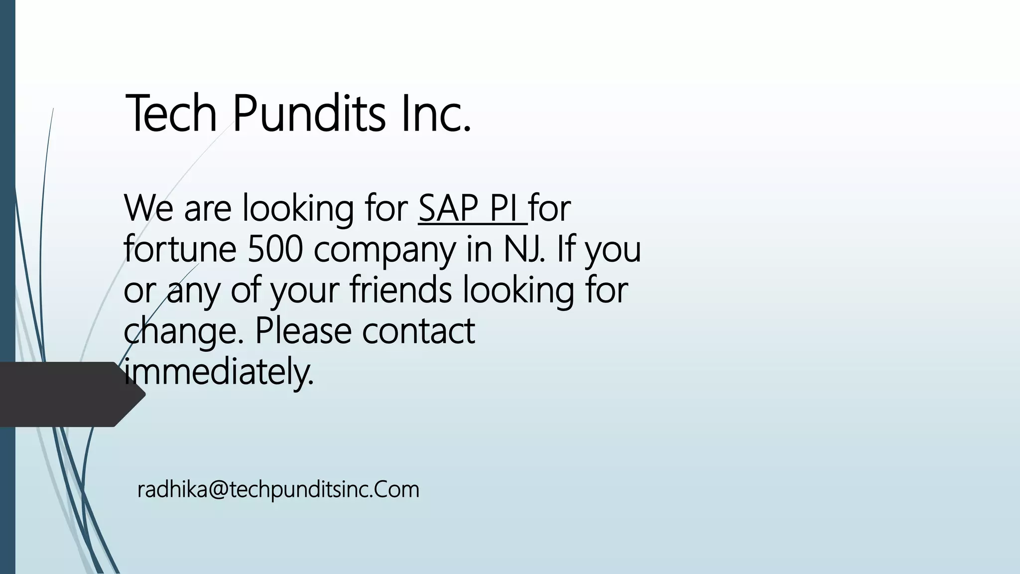 Sap pi | PPT