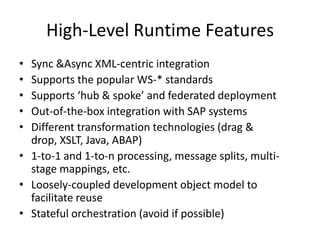 SAP PI and SOA Overview | PPTX