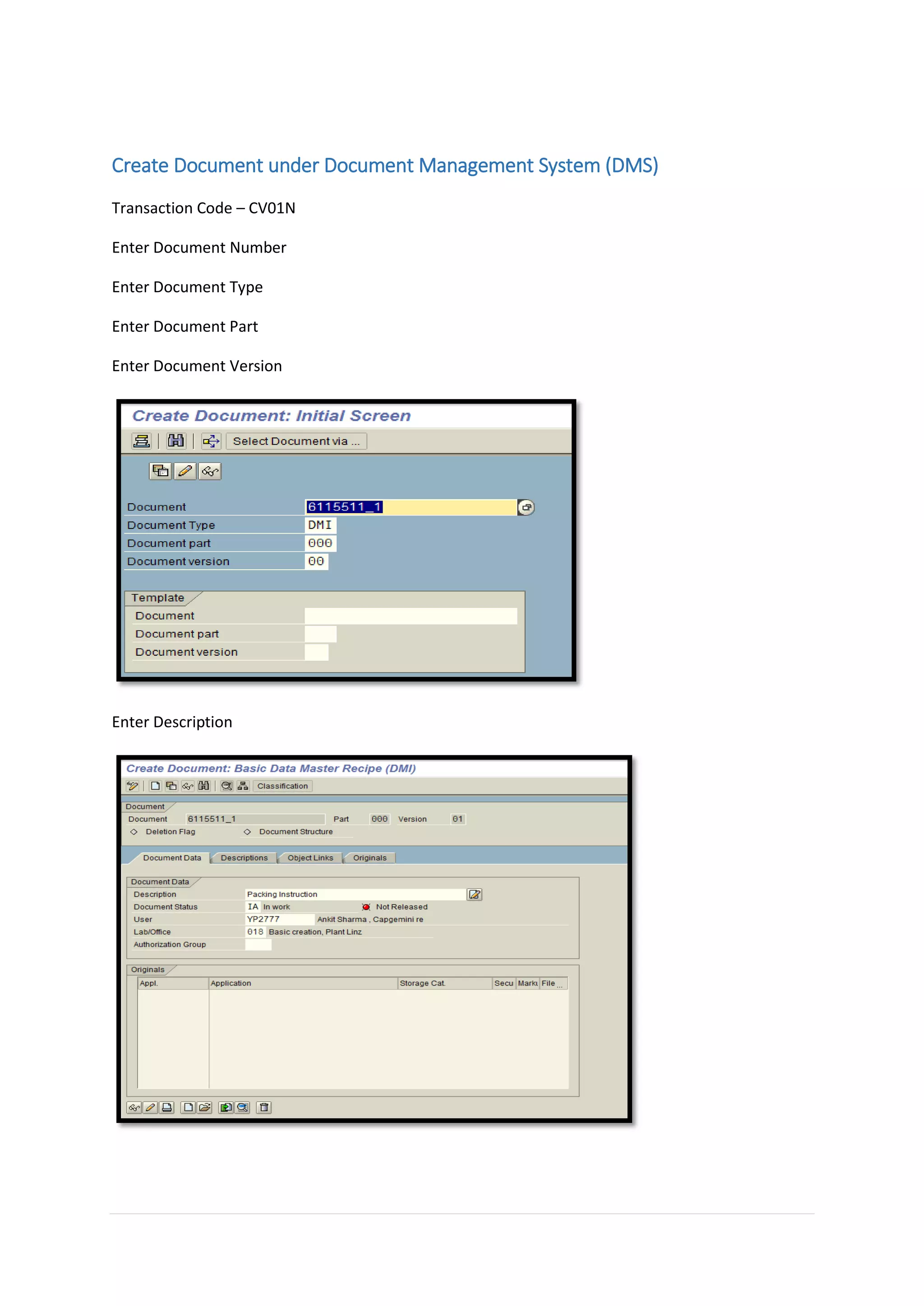 Sap Pi Sheet Integration With Dmsdocument Management System Pdf