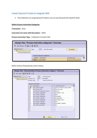 SAP PI Sheet integration with DMS(Document Management System) | PDF
