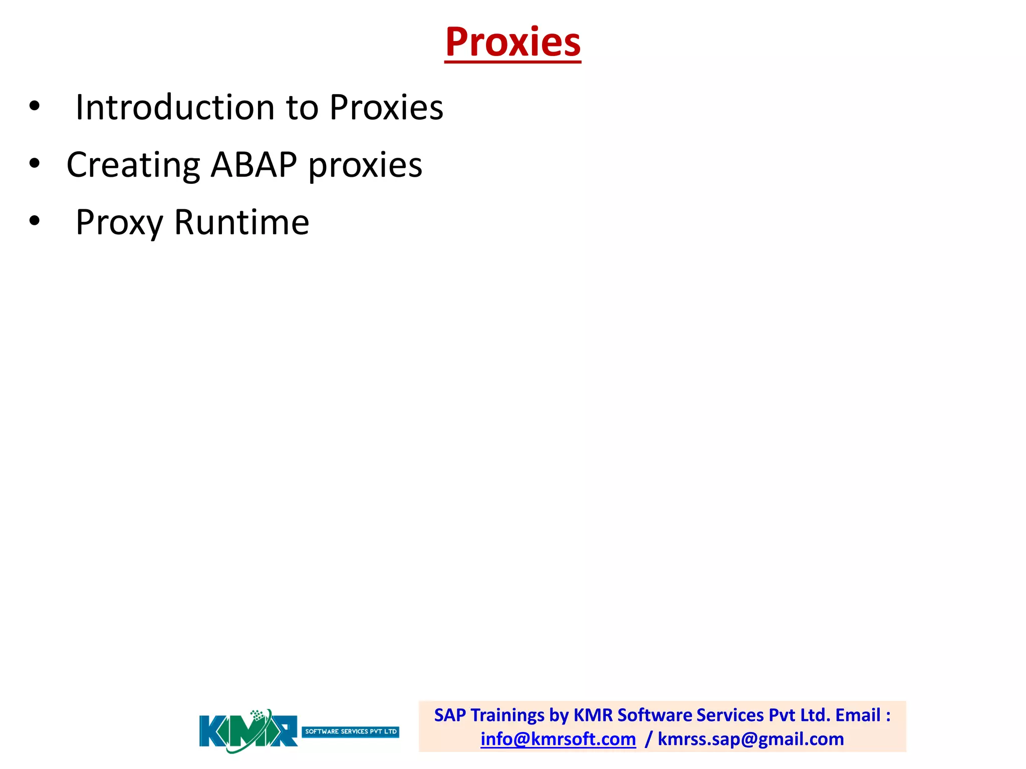 SAP PI online training course content | PDF