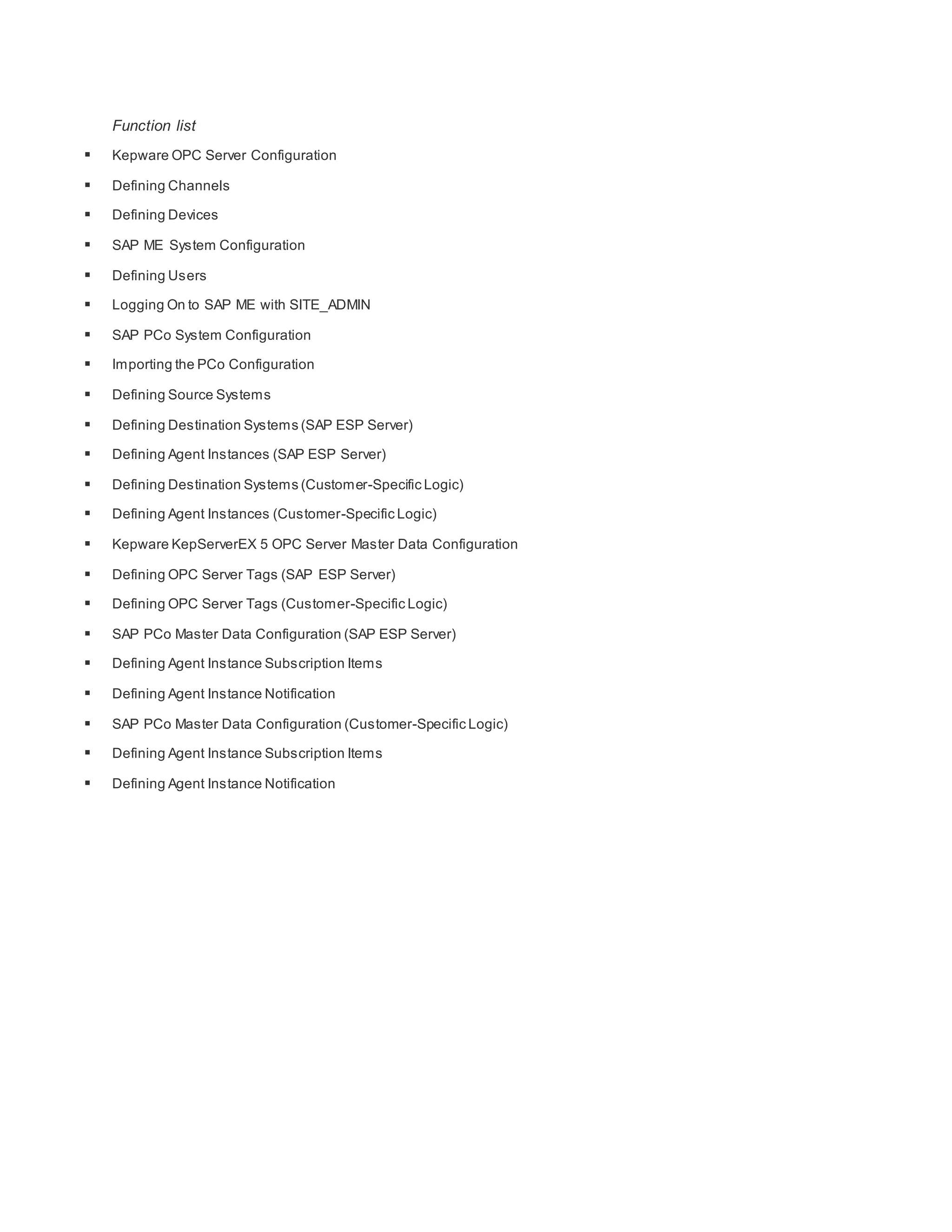 Sap plant connectivity (p co) | DOCX