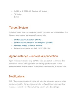 Sap plant connectivity (p co) | DOCX