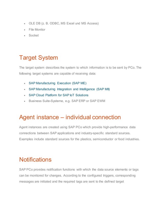 Sap plant connectivity (p co) | DOCX