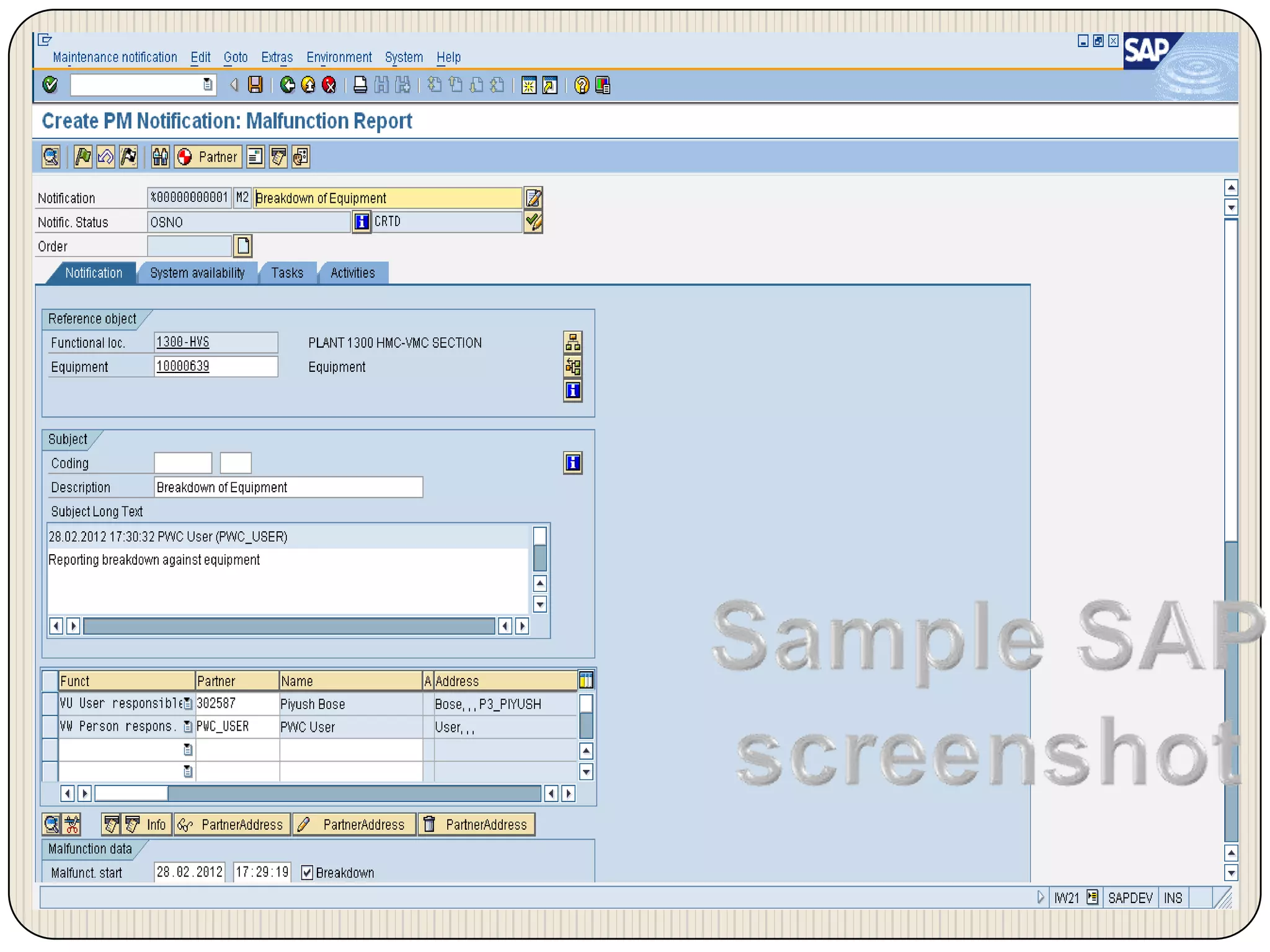 Sap plant maintenance | PPTX