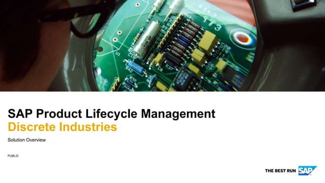 SAP PLM-SAP Product Lifecycle Management for Discrete Industries ...