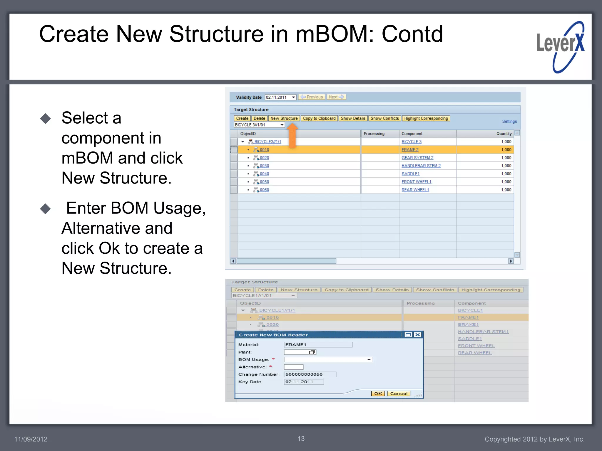 LeverX Tutorial - SAP PLM Guided Structure Synchronization - Overview and Functionality | PDF