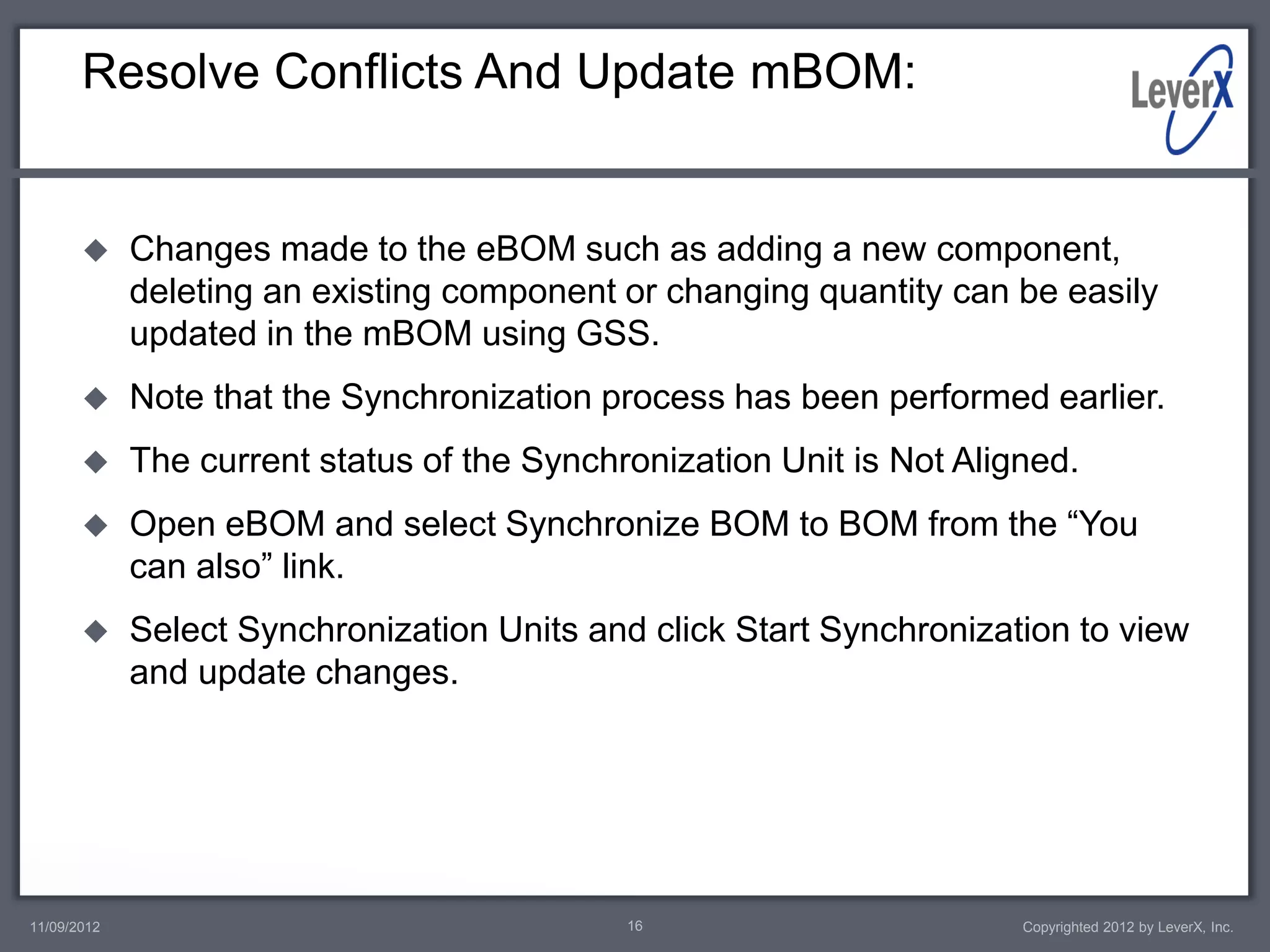 LeverX Tutorial - SAP PLM Guided Structure Synchronization - Overview ...